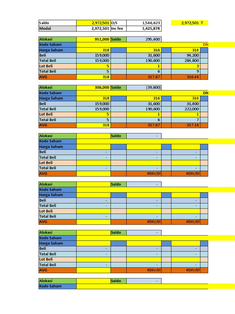 Rumus Avg Saham-513 | PDF | Business | Public Sphere