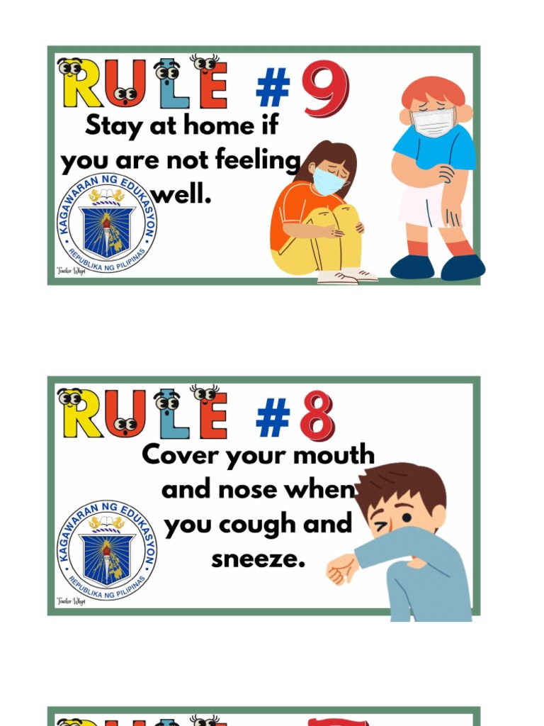 New Normal Classroom Rules Deped | PDF