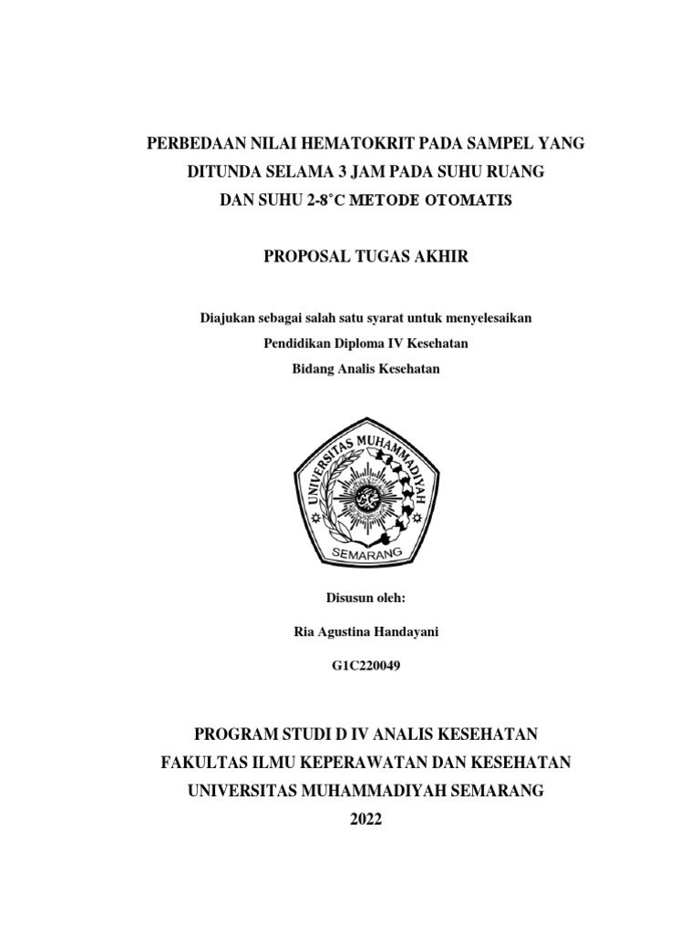 Proposal Skripsi Ria Agustina Handayani G1C220049 | PDF