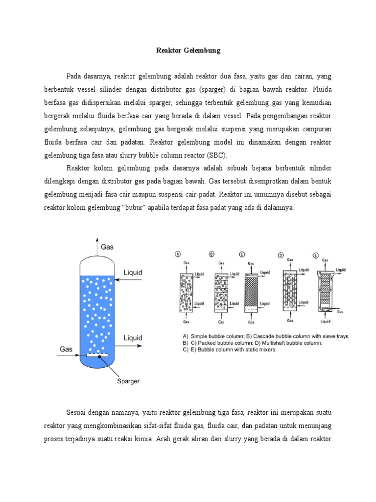 Reaktor Gelembung | PDF