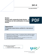 UIC 541-3 Brake Pad Certification Guide | PDF | Brake | Transportation ...