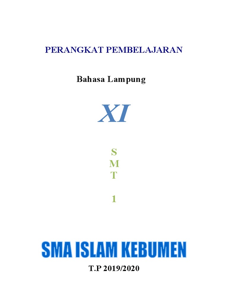 Silabus Bahasa Lampung Kelas XI | PDF