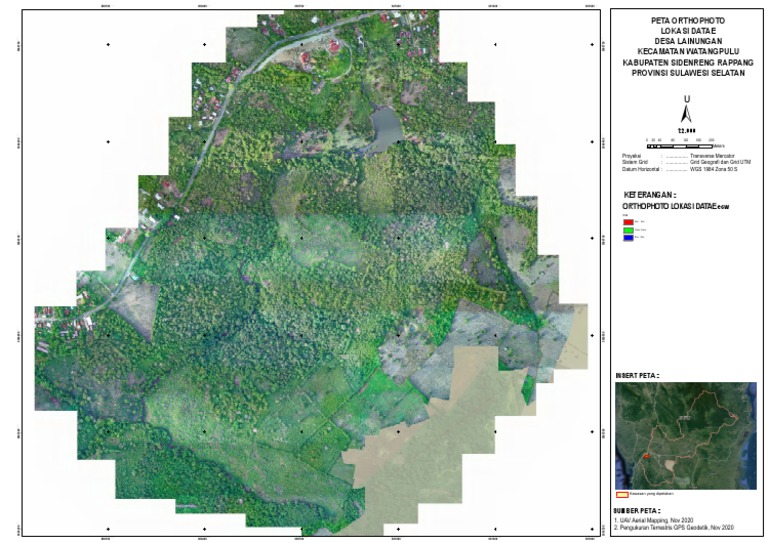 1 - Peta Orthophoto Datae | PDF