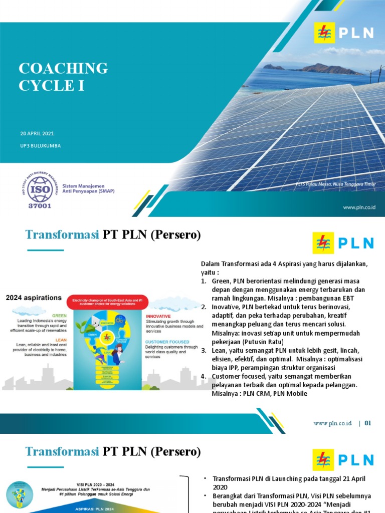 Penguatan Budaya Transformasi PLN | PDF | Karier & Perkembangan | Bisnis