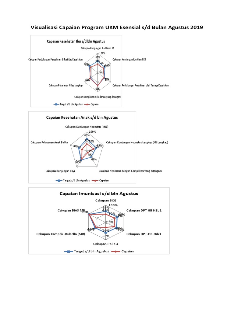 Visualisasi Capaian Program UKM Esensial | PDF