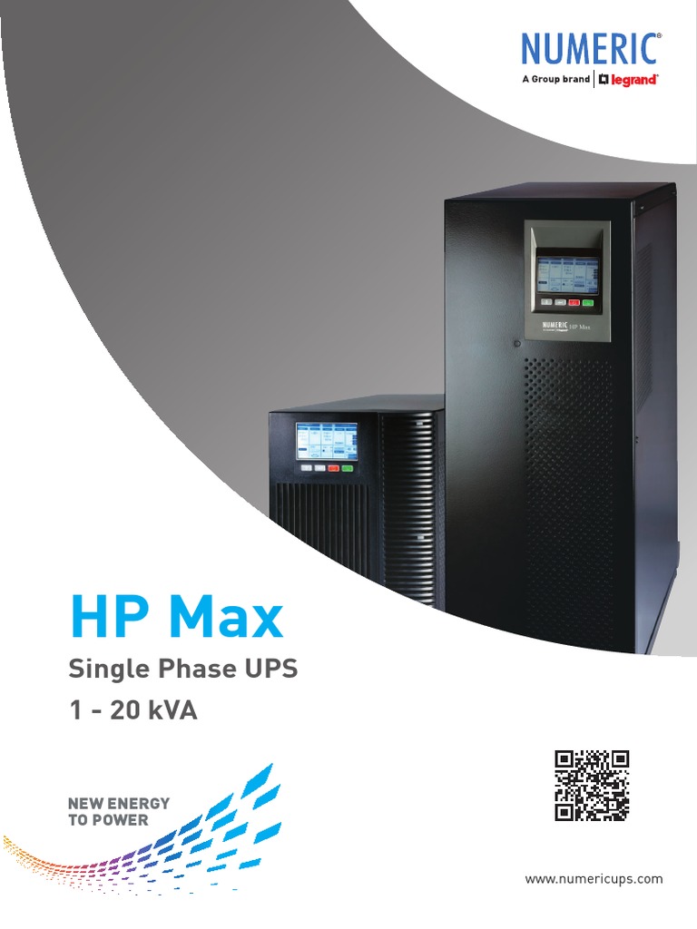 HP Max: Single Phase UPS 1 - 20 kVA | PDF | Electronics | Electrical ...