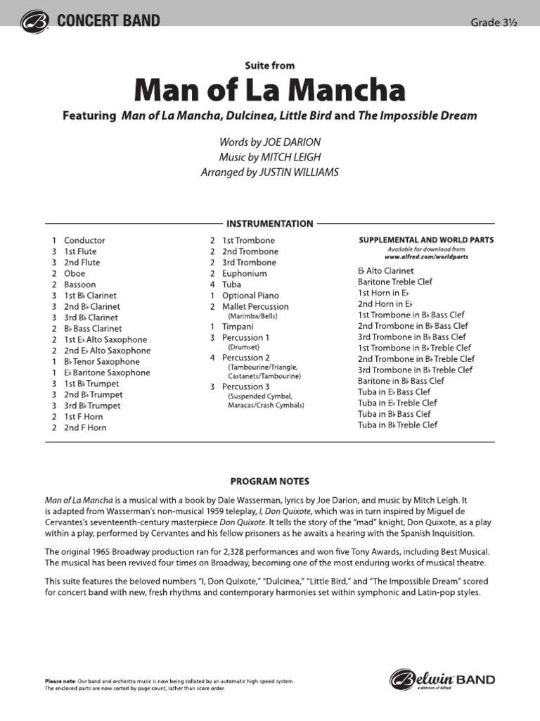Man de La Mancha | PDF