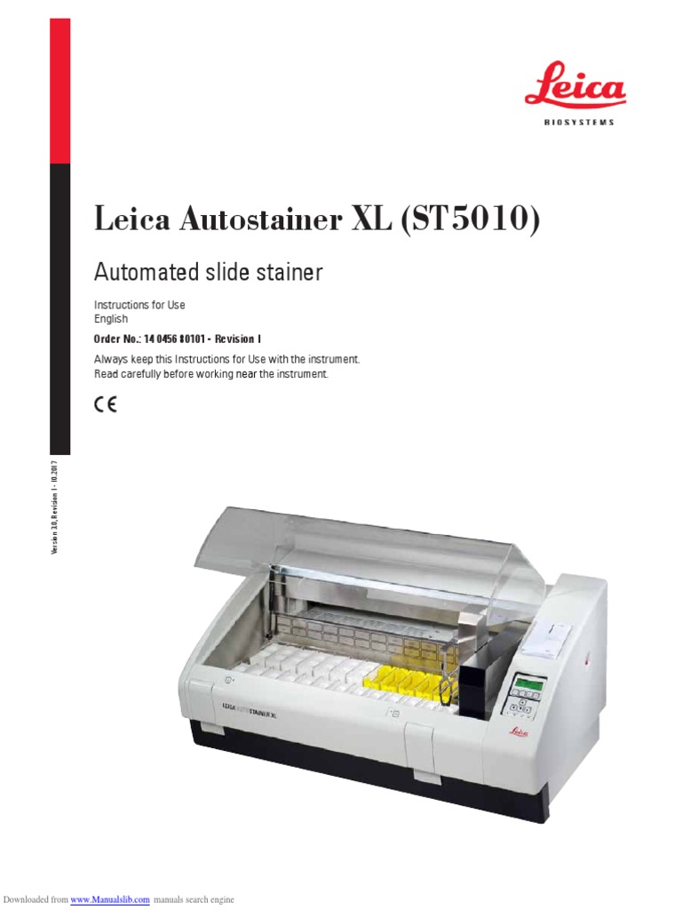 Leica ST5010 Boyama Cihazı | PDF | Medical Device