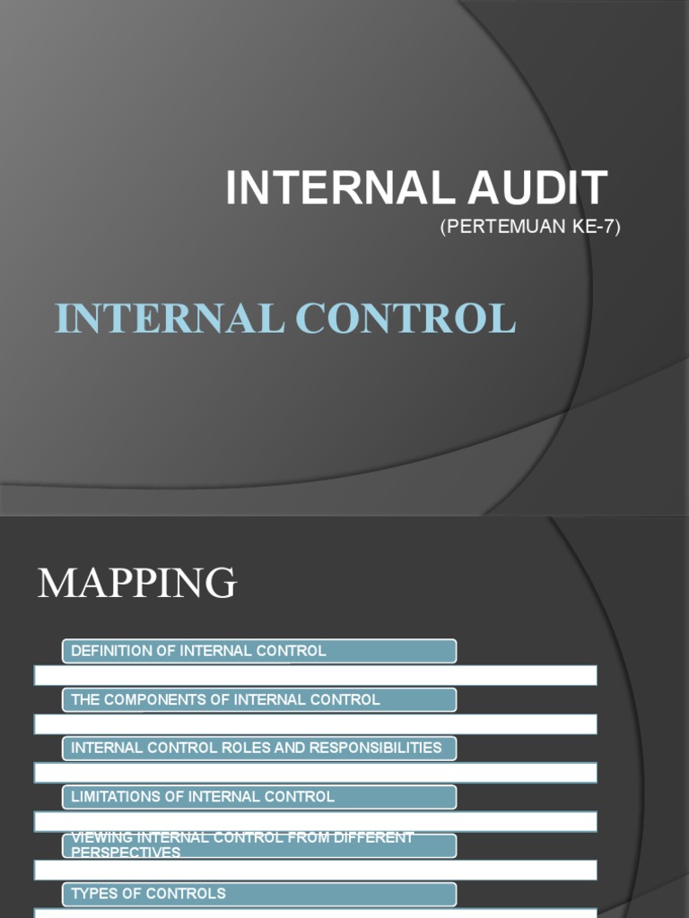 Ai - PPT 7 (Internal Control) | Download Free PDF | Internal Control | Risk