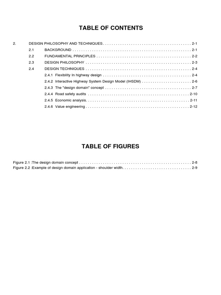 Geometric Design Manual Chapter2 | PDF | Design | Traffic