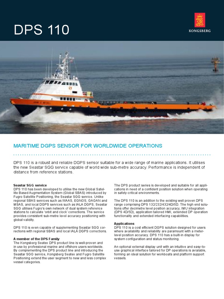 Datasheet DPS110 August17 | PDF | Navigation | Computer Engineering