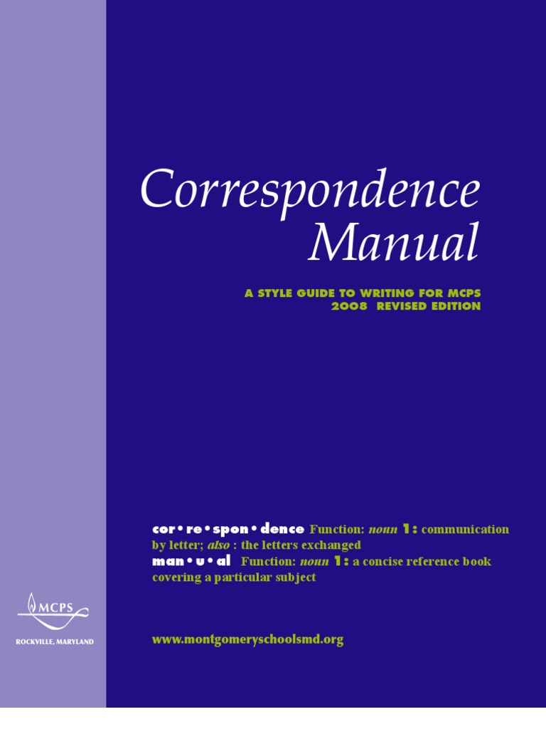 Interactive Correspondence Manual 07-08 | PDF | Tornadoes | Memorandum