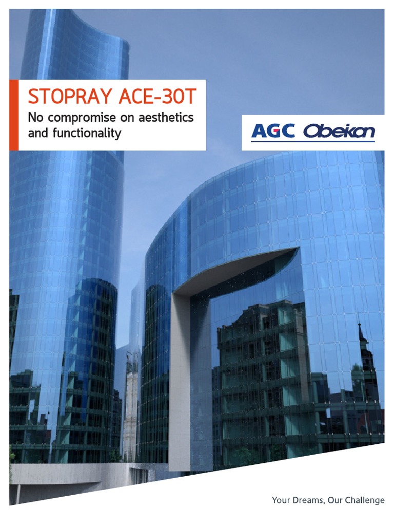 Agc Obeikan Stopray-Ace Brochure | PDF | Nature | Building Materials