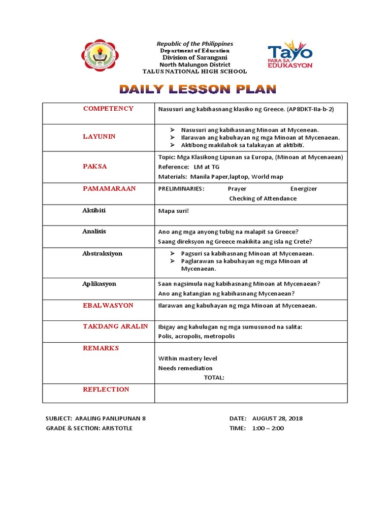 2nd Grading Lesson Plan Arpan | PDF