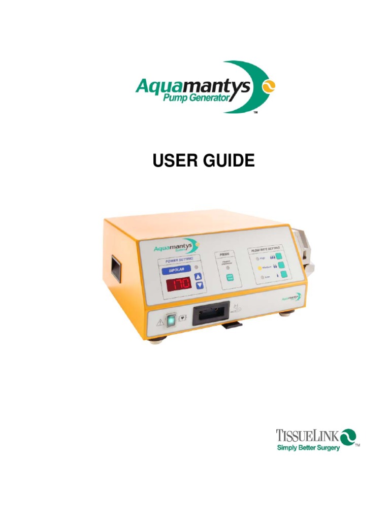 Aquamantys User | PDF | Electricity | Electrical Engineering