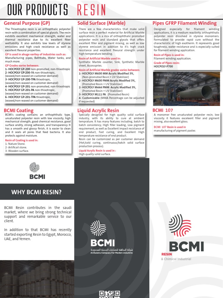 Unsaturated Polyester Resin Flyer | PDF | Fibers | Polyester