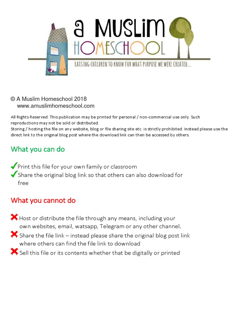 Arabic Possessive Pronouns Worksheet | PDF