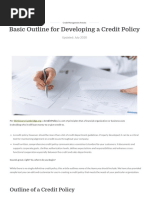 Sample Credit Policy | PDF
