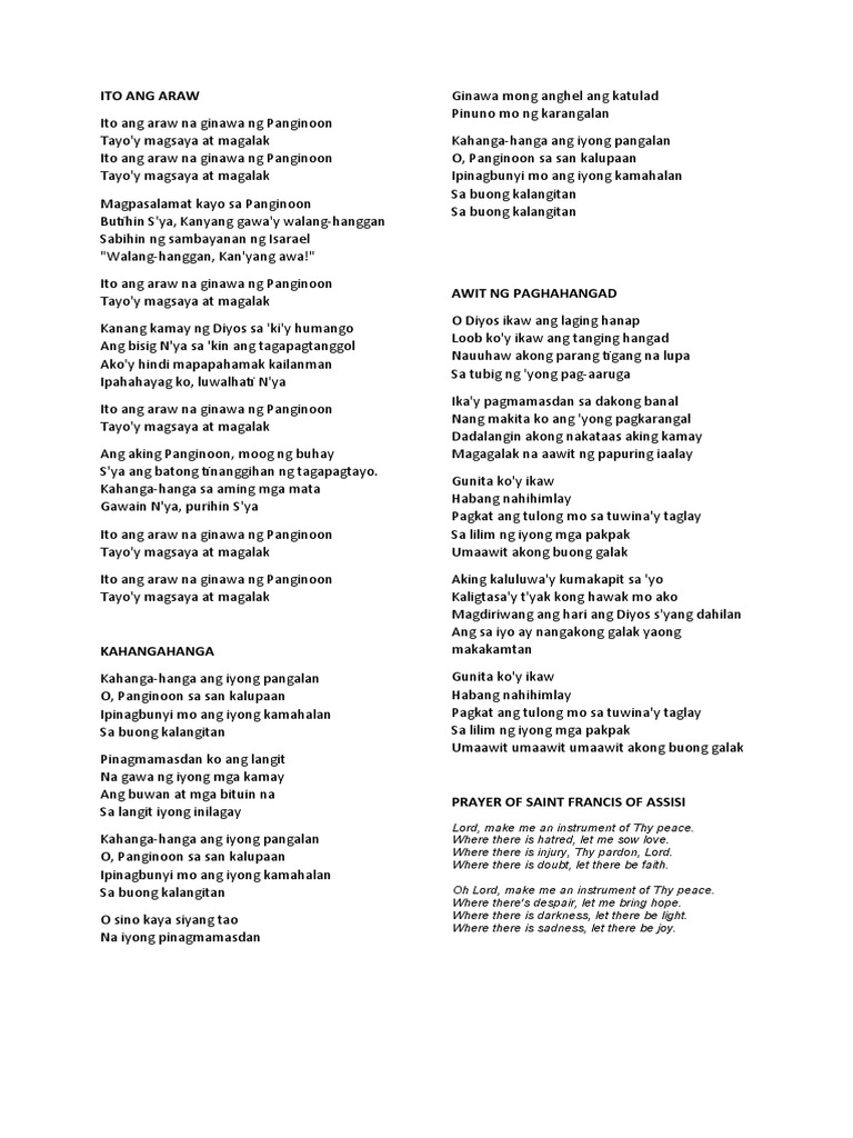 Event Songs | PDF
