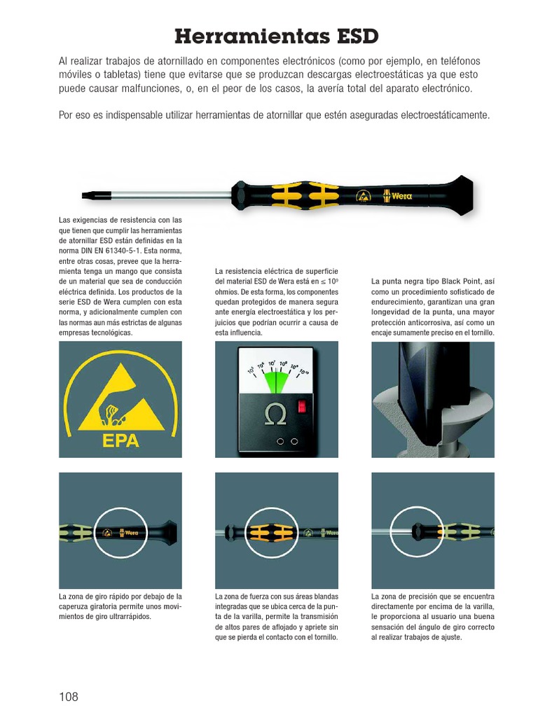 Serie ESD | PDF | Tornillo | Herramientas