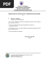 Sample Designation Order | PDF | Teachers | Learning