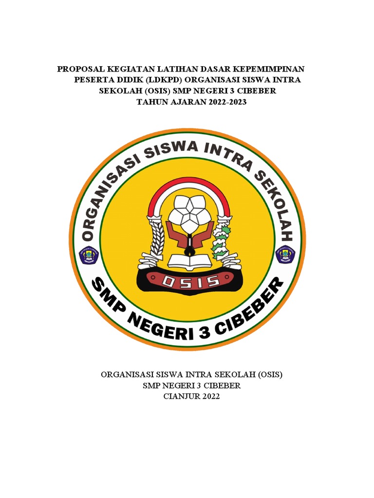Proposal LDKPD OSIS 2022 | PDF