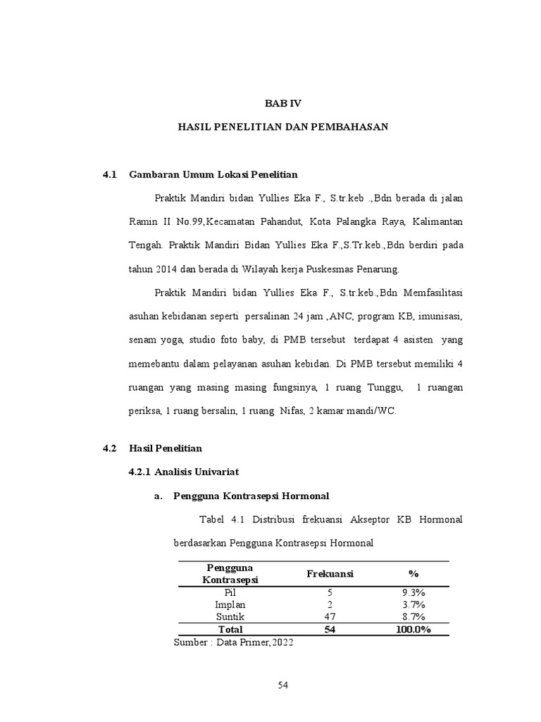 BAB 4 Dan 5 LTA BAB V BLM | PDF
