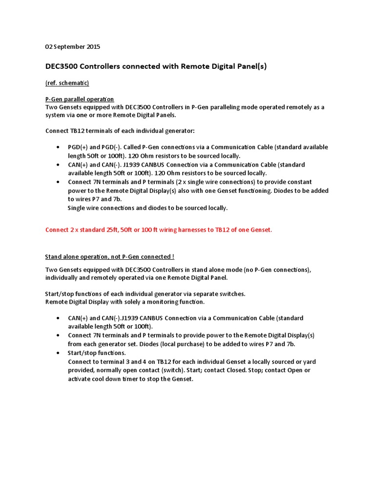 DEC3500 Controller With Remote Digital Display | PDF