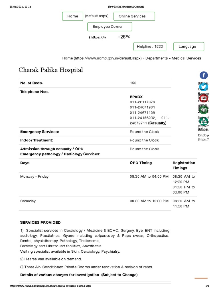 Charak Palika Hospital | PDF | Hospital | Clinical Medicine