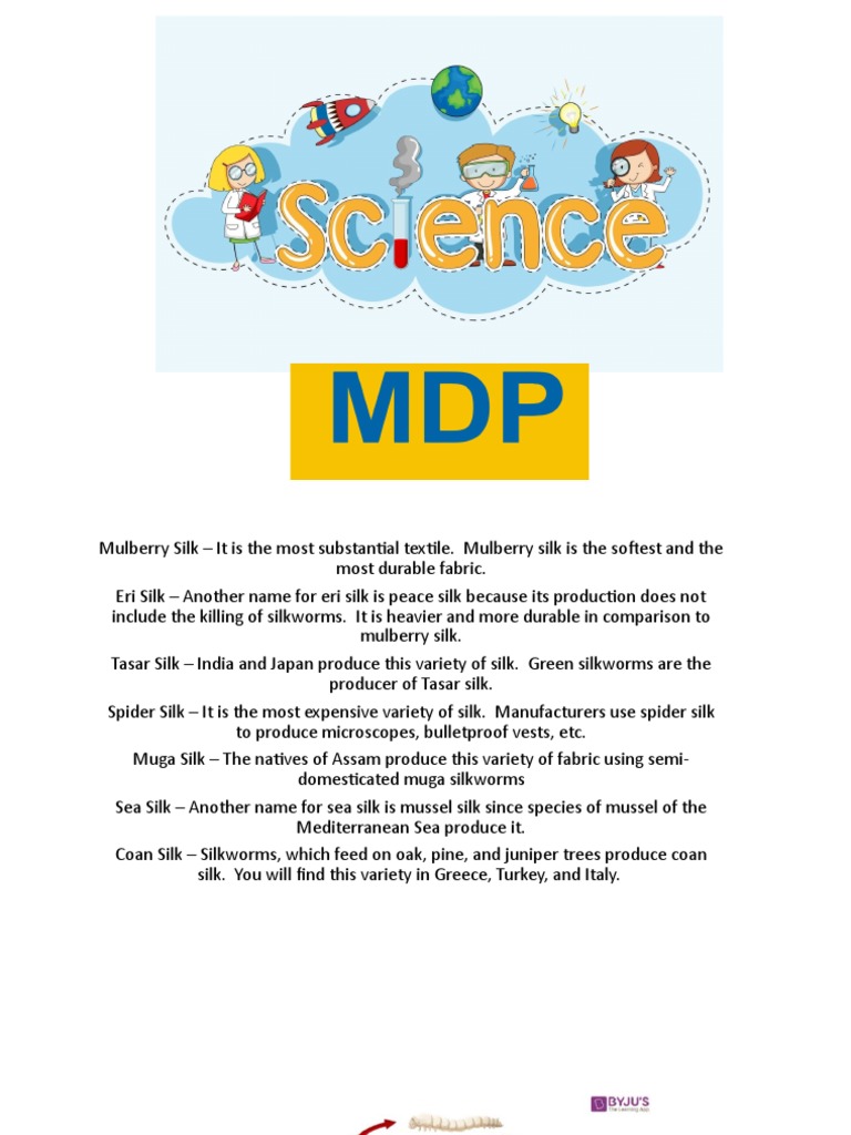 Science MDP | PDF | Silk | Pupa
