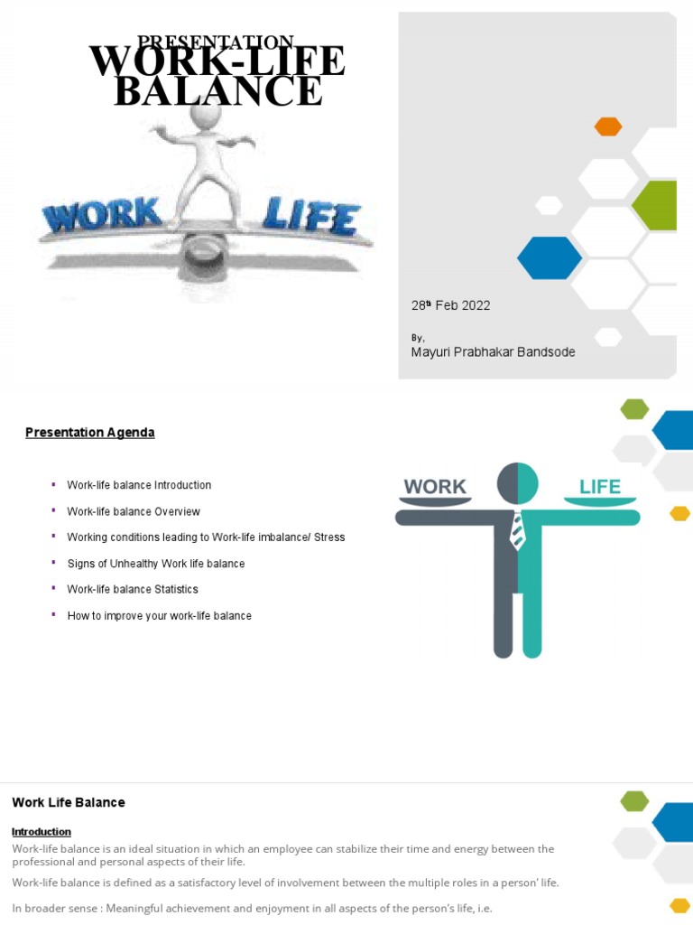 Work Life Balance PPT (Final) 1 | PDF | Occupational Burnout | Mindfulness