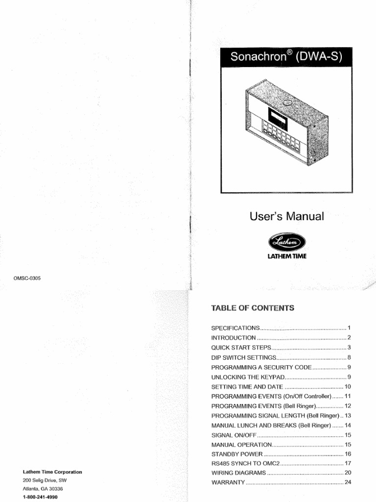 Manual (Scanned) | PDF