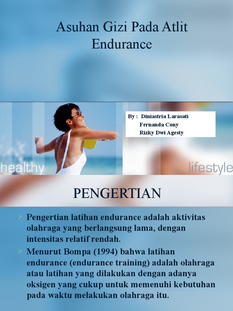 Asuhan Gizi Atlet Endurance | PDF