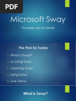 Microsoft Sway User Manual (English Version) | PDF | Microsoft Word | Software