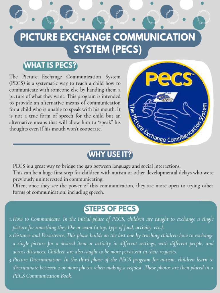 Pecs Brochure | PDF | Human Communication | Neuropsychological Assessment