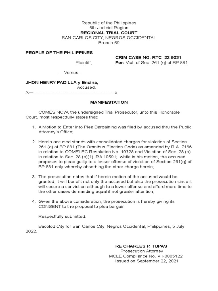 Plea Bargaining | PDF