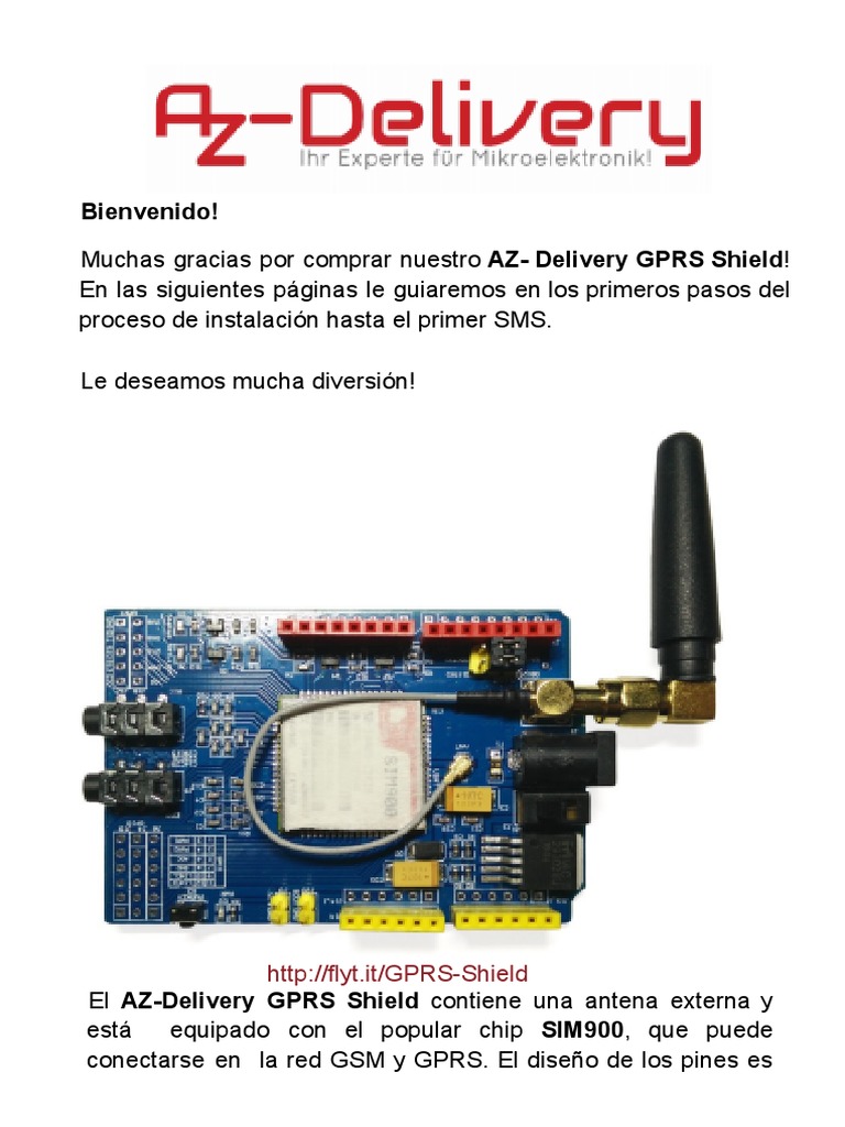 Sim900 Es | PDF | paquete general de Radio sevicio | Gsm