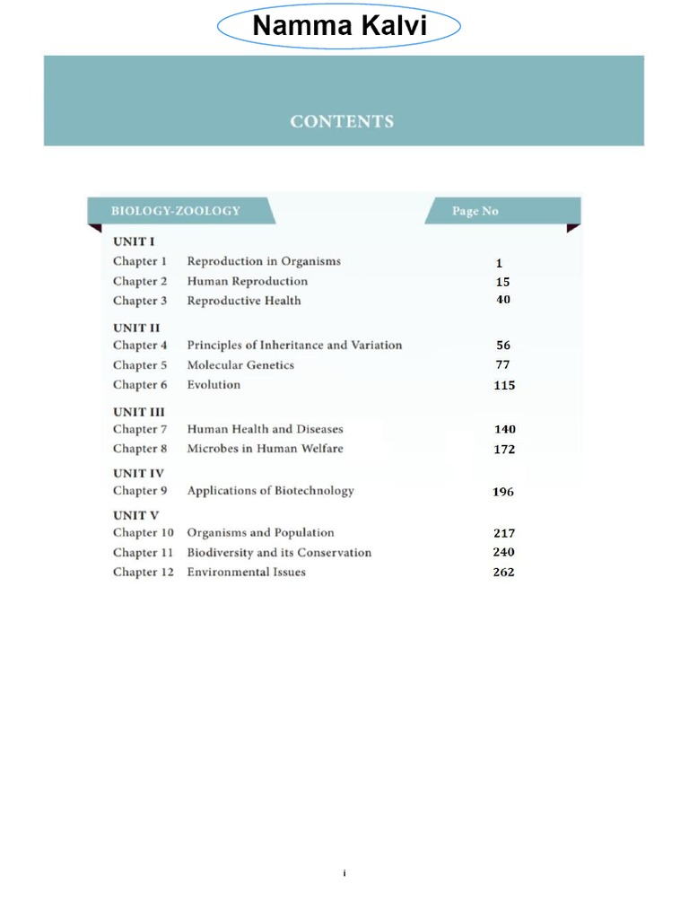 Namma Kalvi 12th Bio-Zoology Full Study Material em 219472 | PDF | Menstrual Cycle | Sexual ...