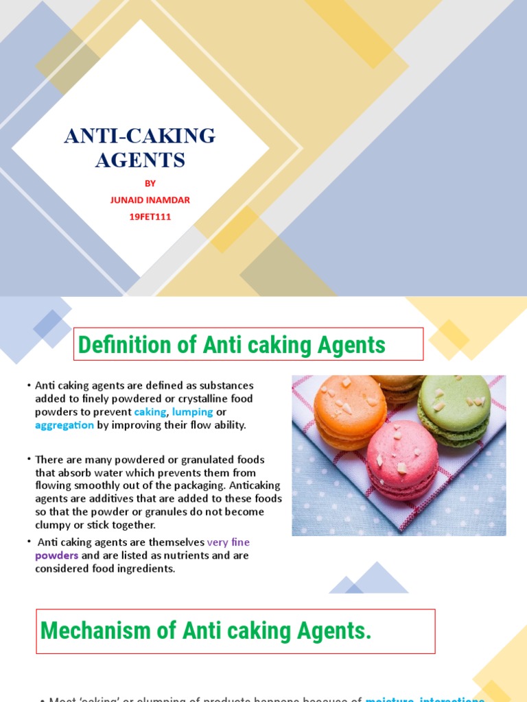 Anticaking Agents. Food Add Final | PDF | Salt | Silicon Dioxide