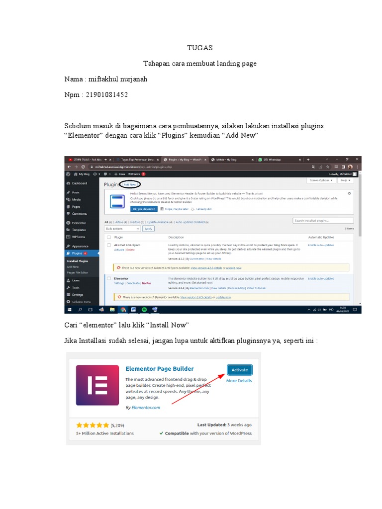 Panduan Membuat Landing Page | PDF