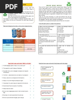 3Rs Worksheet | PDF