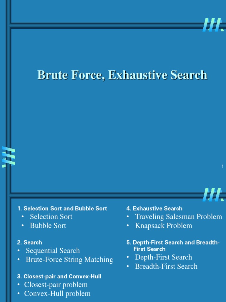ch03 Brute Force | PDF | Mathematical Logic | Applied Mathematics