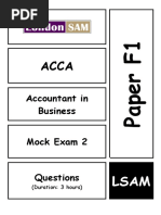 AAT Level 2 Business Environment Mock Exam | PDF | Taxes | Corporate ...