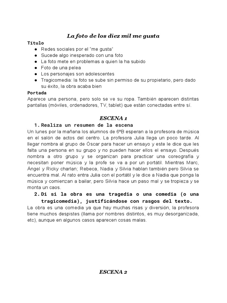 La Foto de Los Diez Mil Me Gusta | PDF | Lingüística