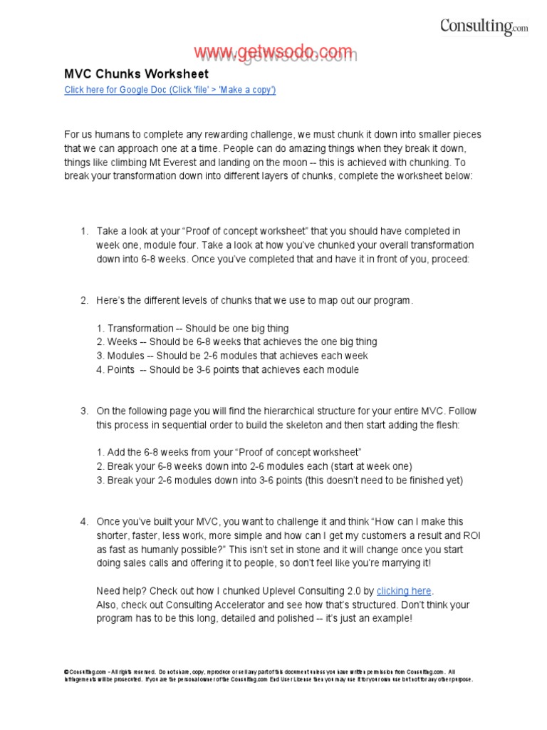 Chunks Worksheet | PDF | License | Software Engineering