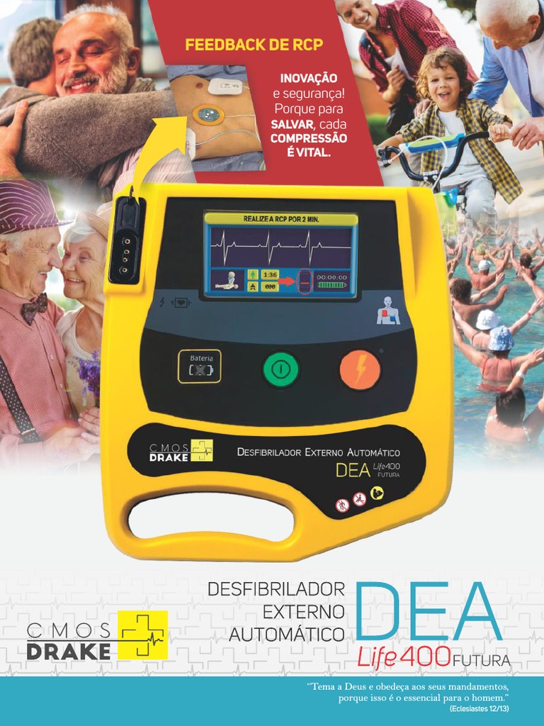 CATÁLOGO - DEA Life 400 | PDF | Reanimação cardiopulmonar