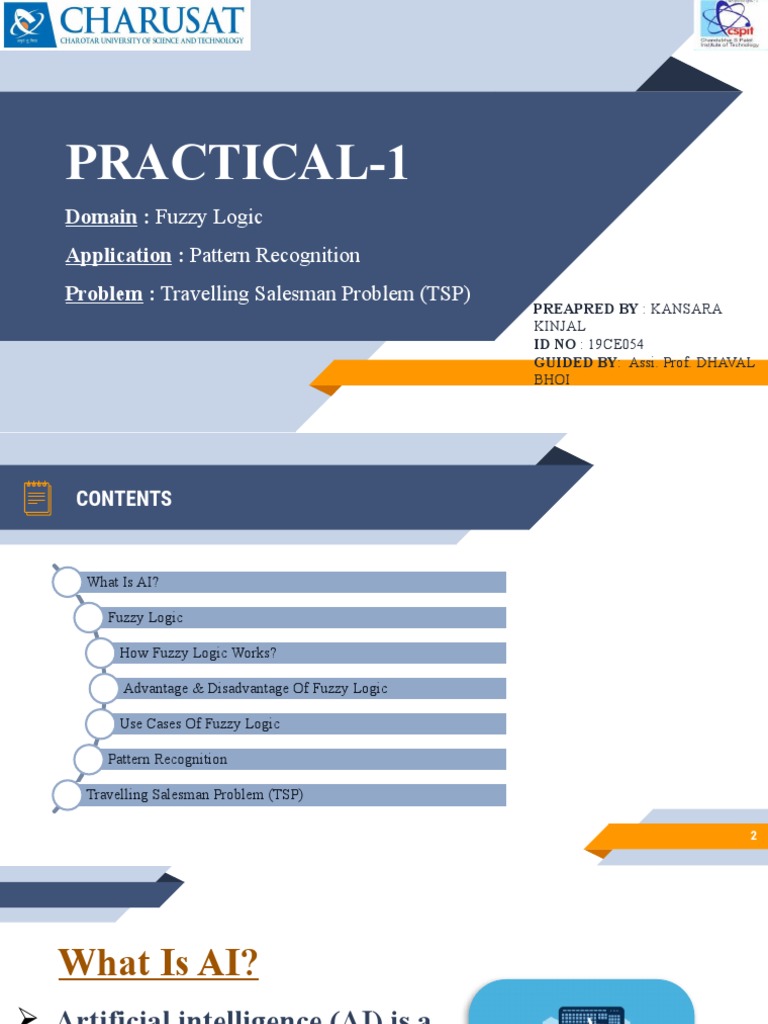 Fuzzy Logic in Pattern Recognition | PDF | Fuzzy Logic | Pattern ...