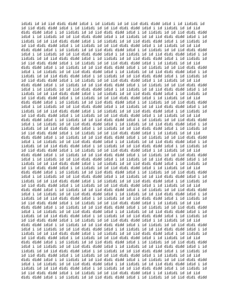 Ididi Id Id Iid Didi Didd Idid I Id I | PDF