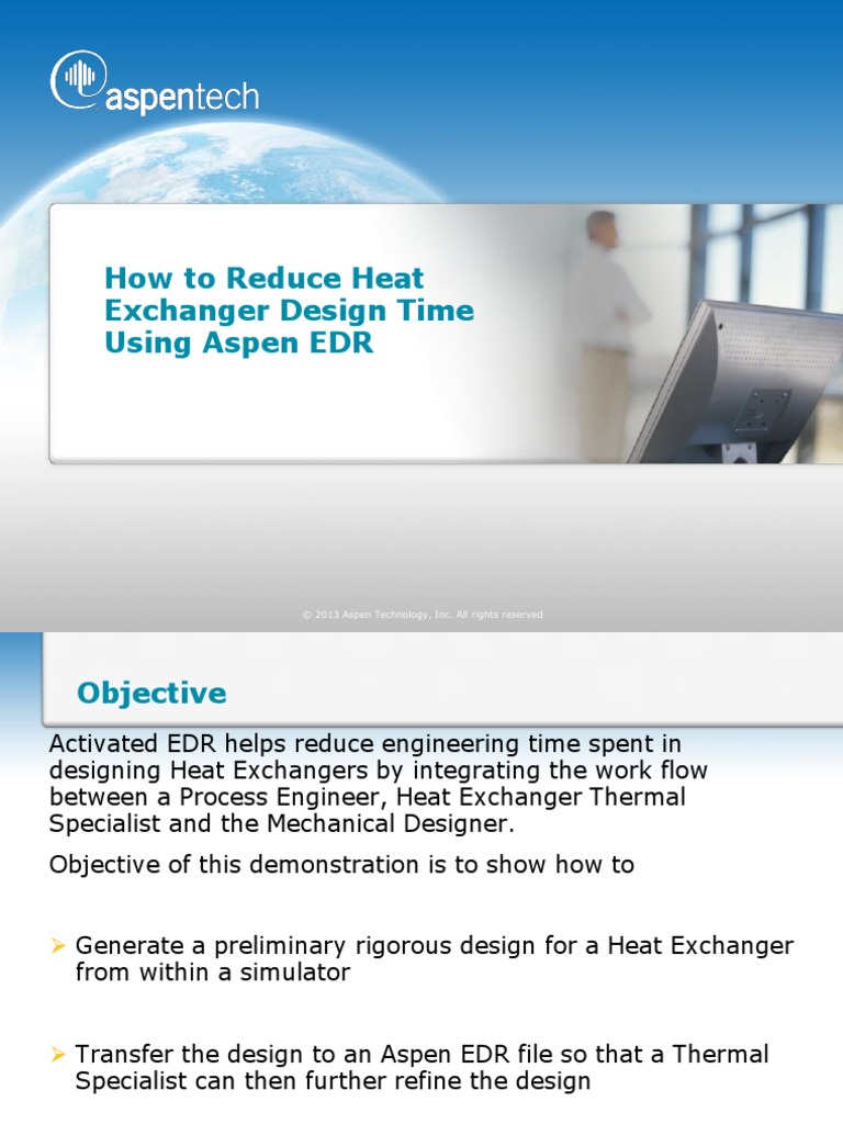 Reduce Heat Exchanger Design Time Using Aspen EDR | PDF | Heat Exchanger | Heat