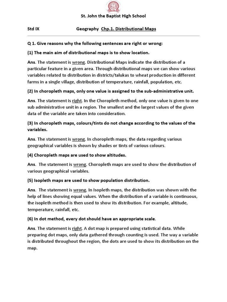 Distributional Maps | PDF | Contour Line | Map
